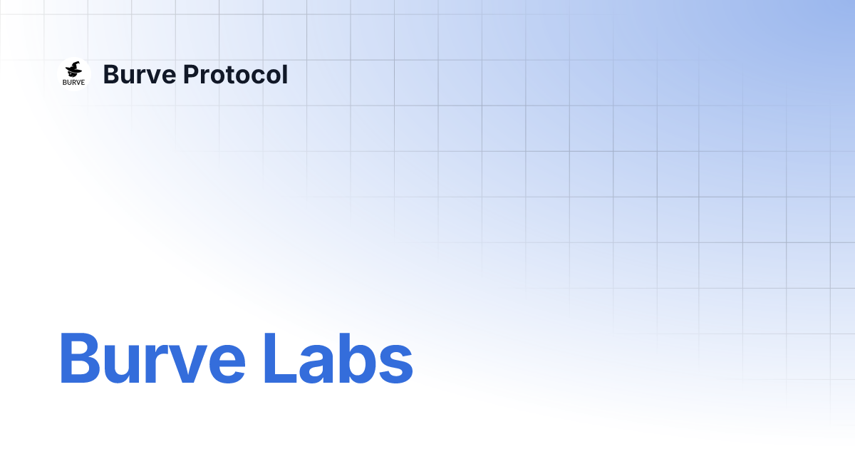 Burve Labs | Burve Protocol